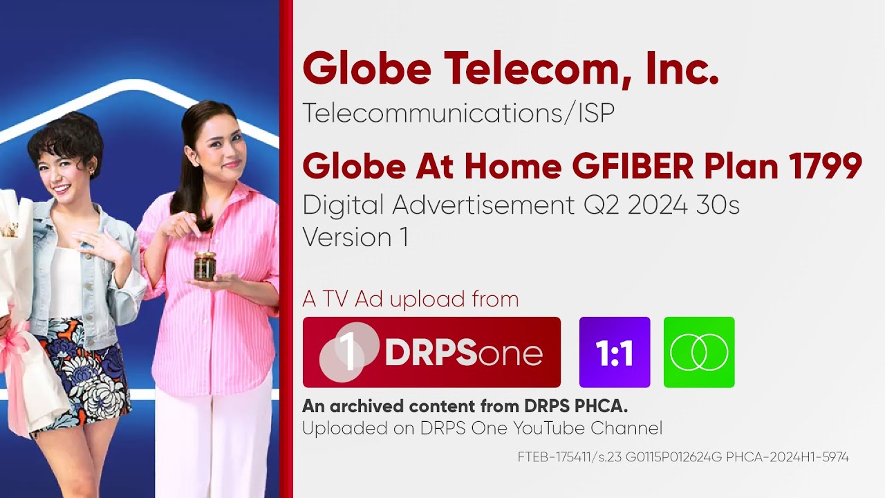 Globe At Home GFIBER Plan 1799 Digital Ad Q2 2024 30s (Philippines ...