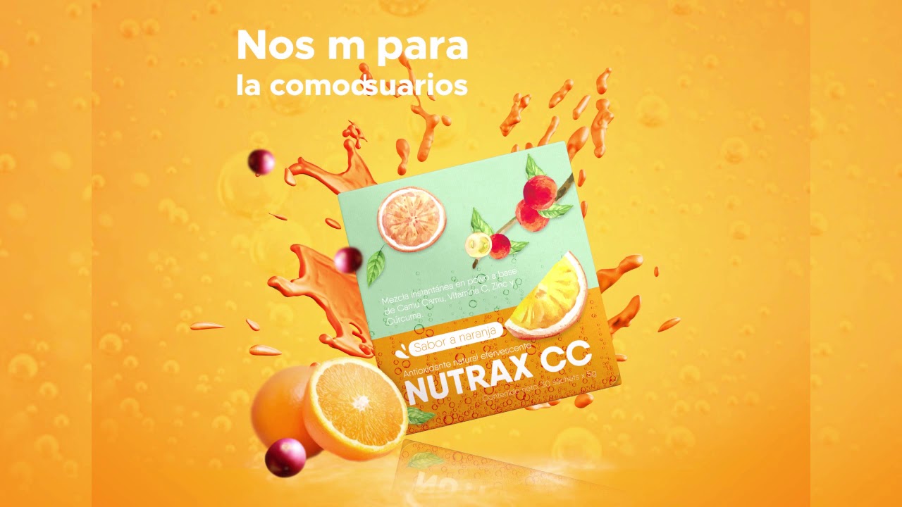 NUTRAX CC - Antioxidante efervescente - YouTube