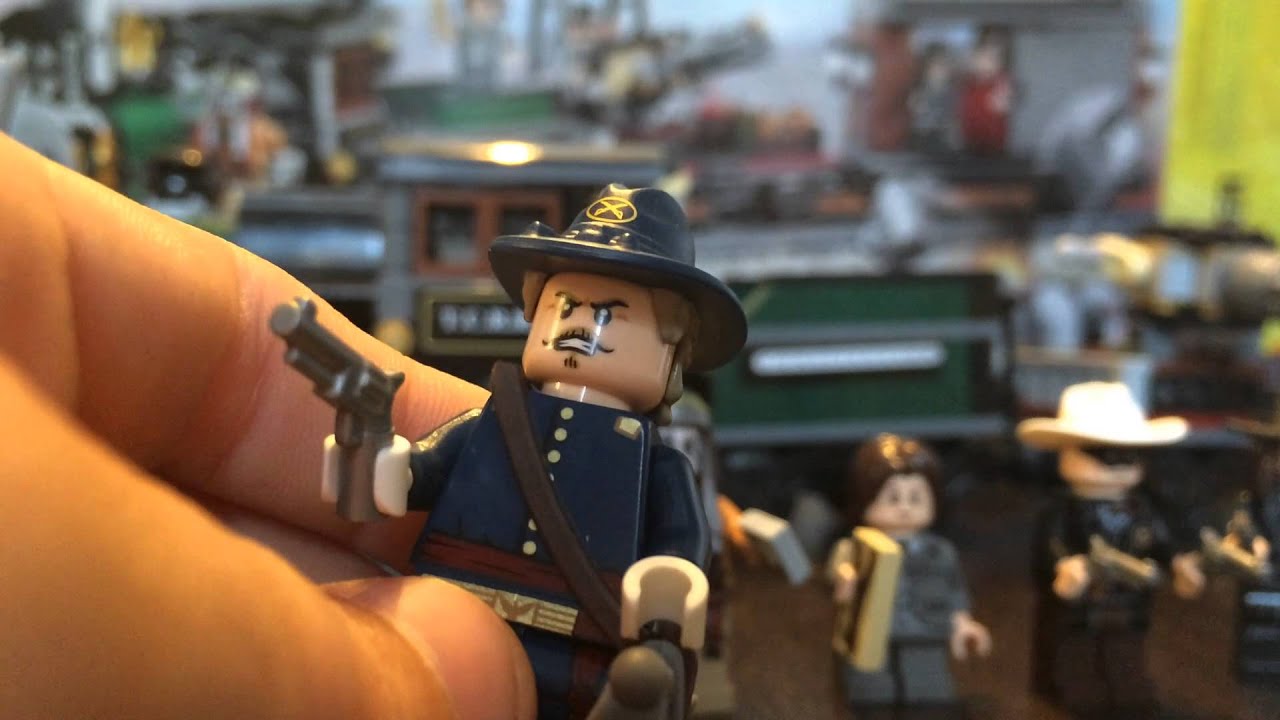MLSHD Lego Lone Ranger Constitution Train Chase #79111 - YouTube