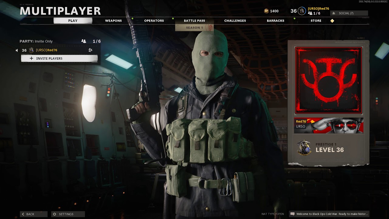 Call of Duty: Black Ops Cold War - Main Menu - Campaign - Multiplayer ...