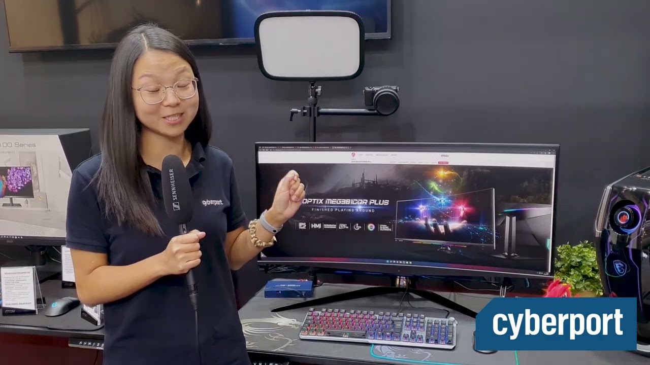 #IFA2022: MSI Optix MEG381 Curved-Monitor mit Human Machine Interface ...