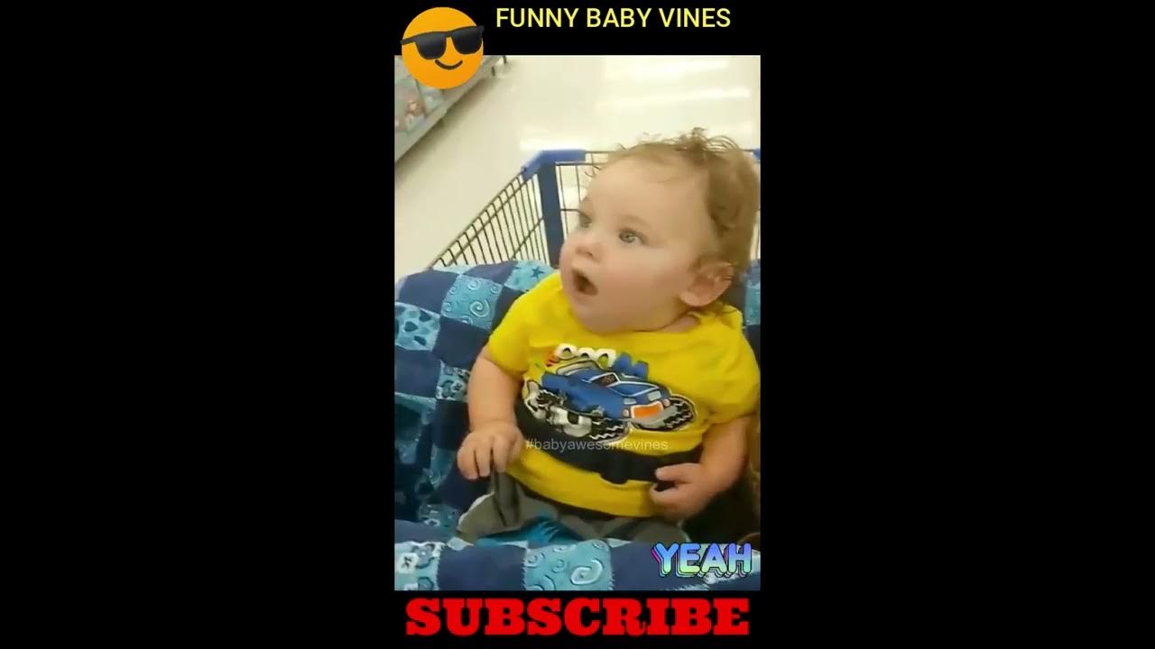 Funny Babies Scared of Masks | baby pranks just for laughs #shorts - YouTube
