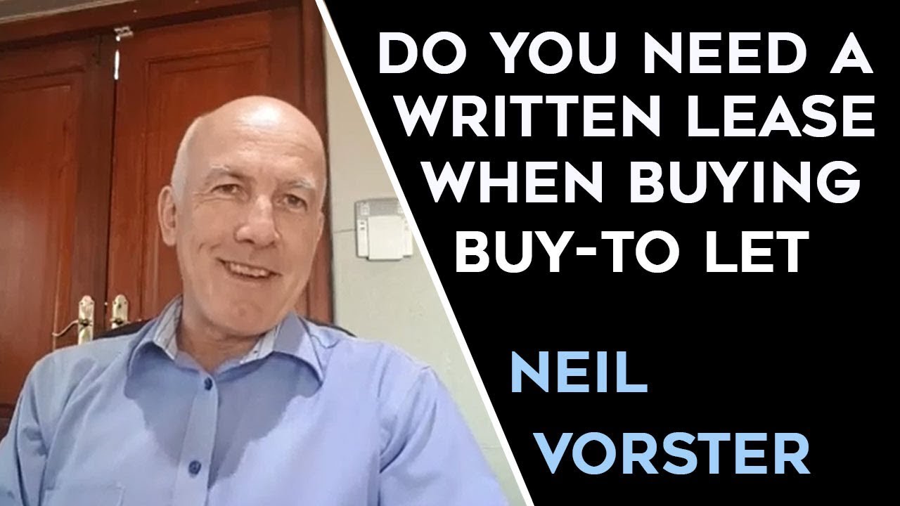 When should you buy a Buy to Let property without a written lease in ...