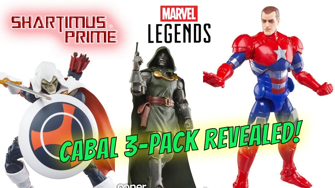 Marvel Legends Cabal 3-Pack Iron Patriot, Dr Doom, and Taskmaster ...