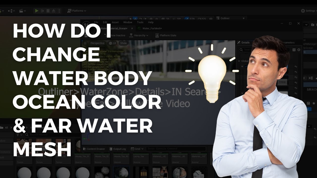Customizing Water and Far Ocean Colors in Unreal Engine 5 - YouTube