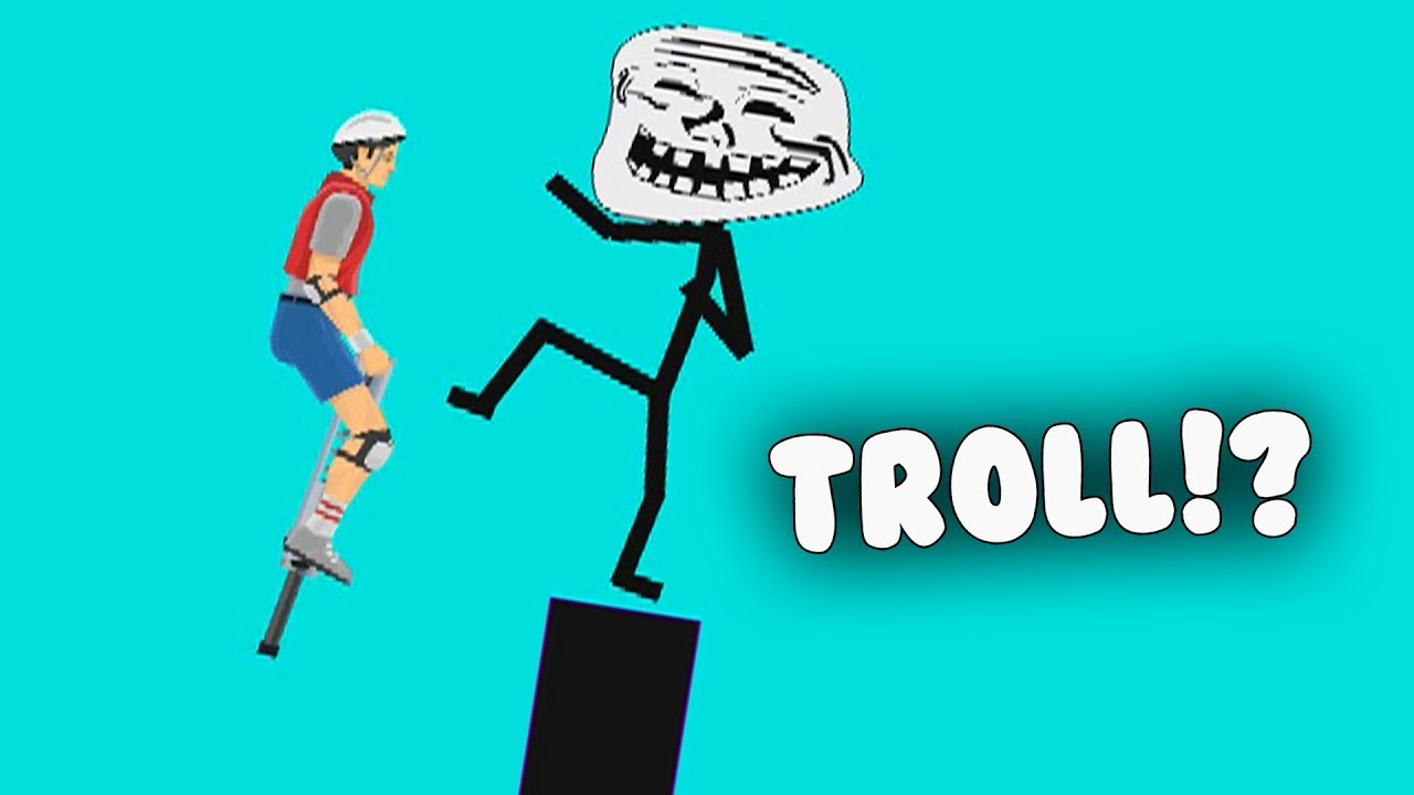 TROLL?! - Happy Wheels - YouTube