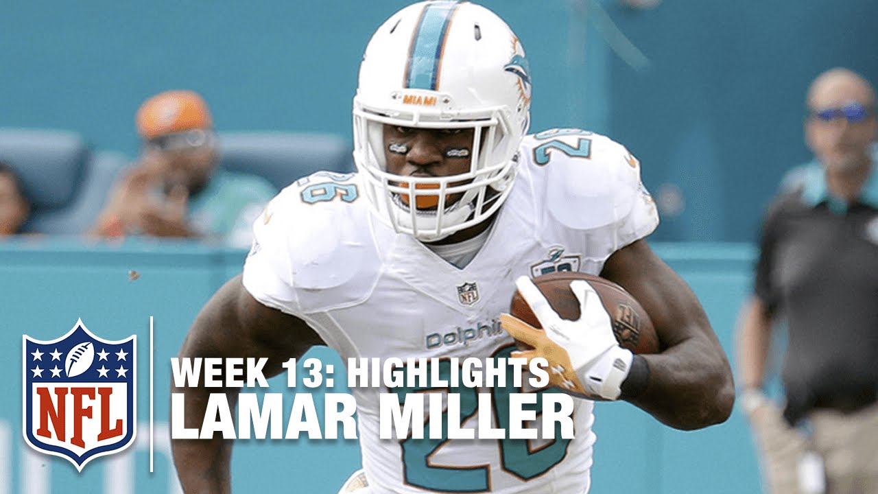 Lamar Miller Highlights (Week 13) | Ravens vs. Dolphins | NFL - YouTube