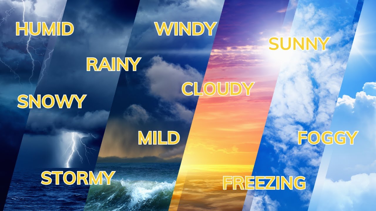 10 Essential Weather Vocabulary Words in English | Learn English Weather Terms - YouTube