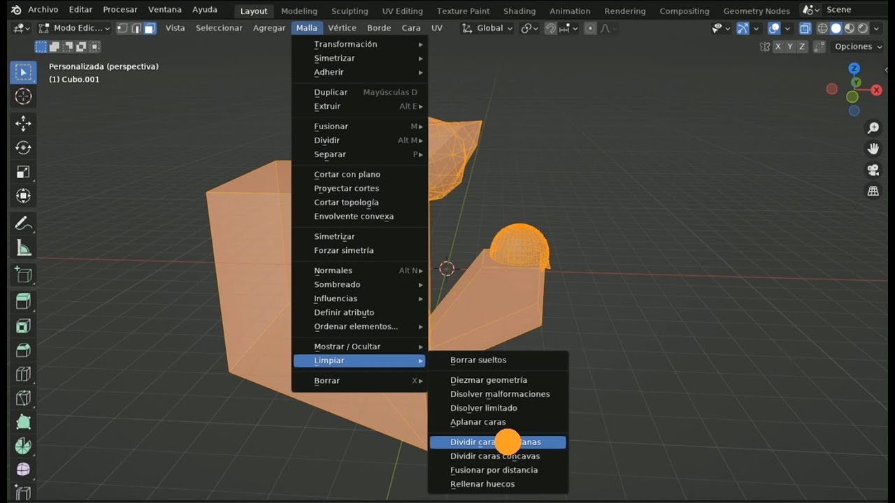COMO REPARAR ERRORES DE DISEÑO EN BLENDER DE FORMA AUTOMÁTICA - YouTube