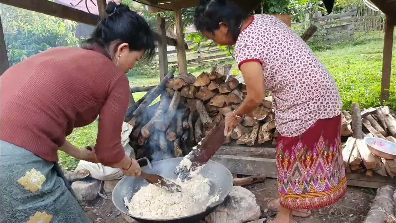 hnub no meb thiab phauj maum peb ua ncuav phom noj dua nawb.. - YouTube