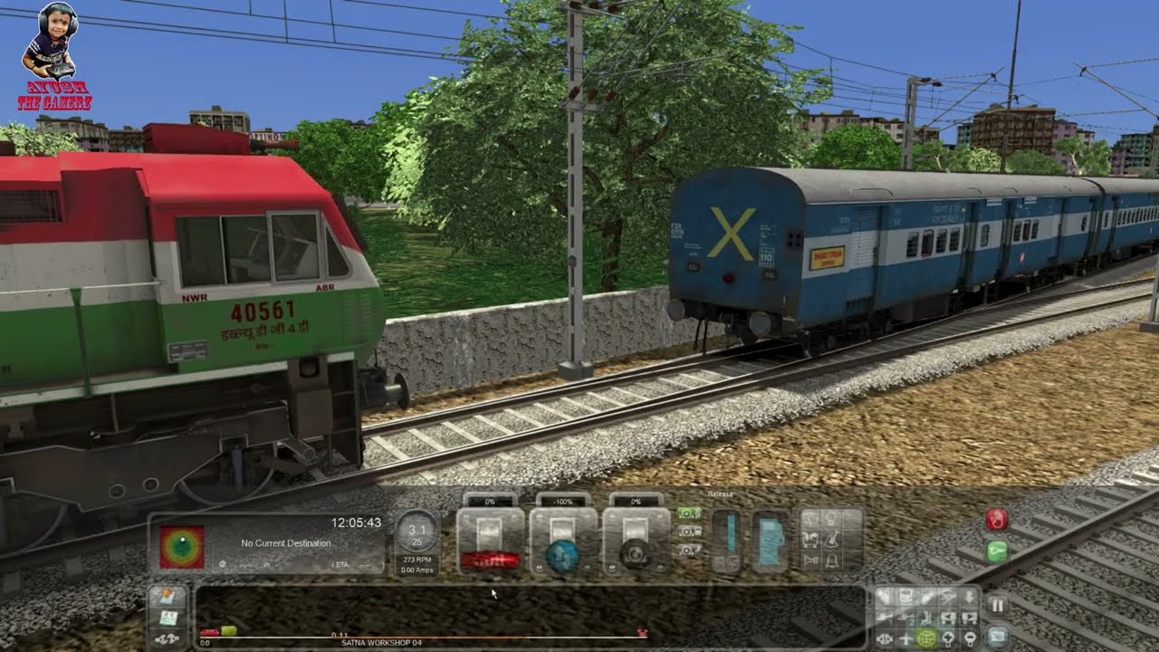 ICF Coaches Coupling & Shunting Station WDG4D Station Train Simulator ...