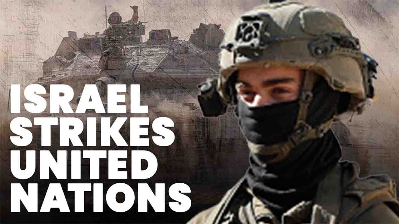 Israeli tank strikes UN bases in Lebanon - YouTube