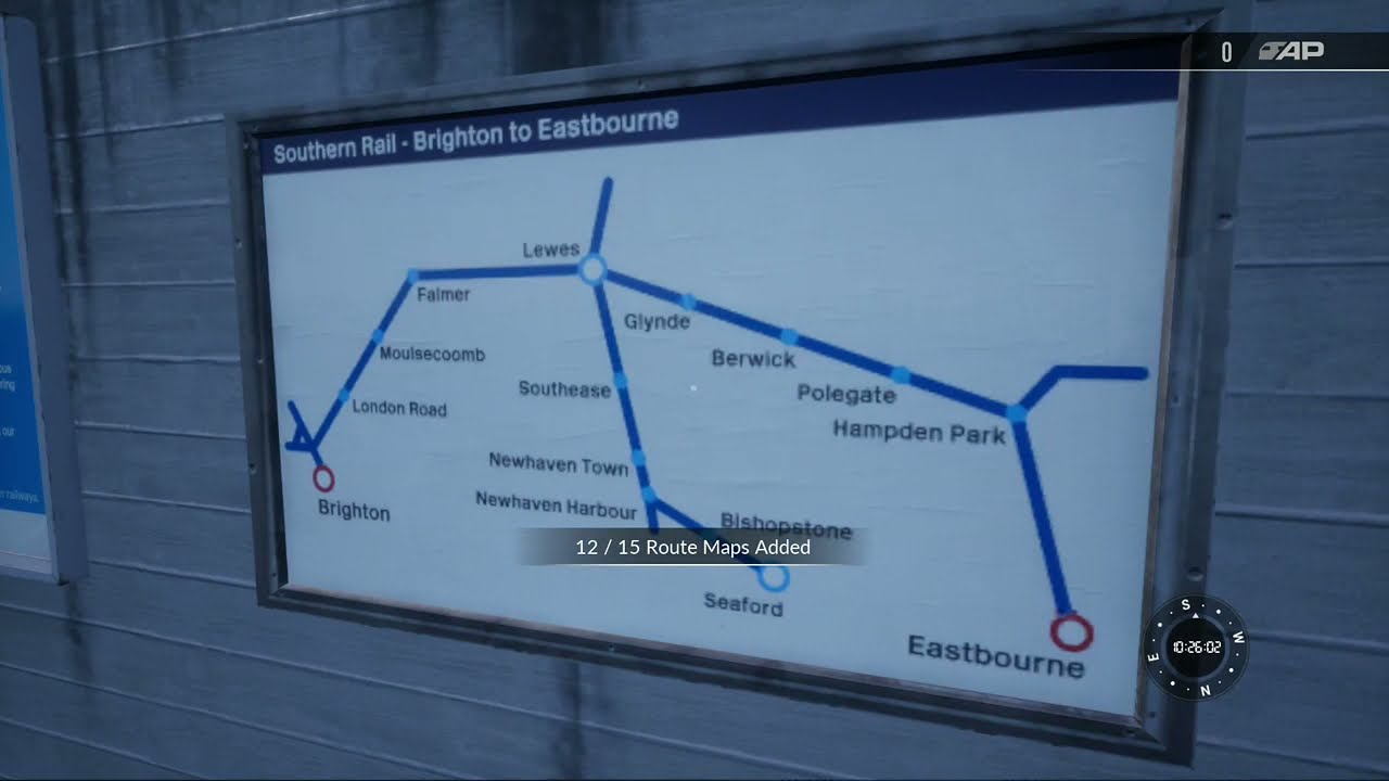 East Coastway Route Map Collectable on Train Sim World 2 - YouTube
