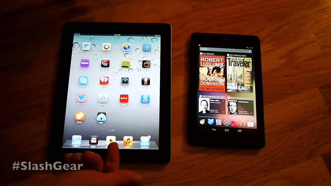 Google Nexus 7 vs iPad 3 hands-on - YouTube