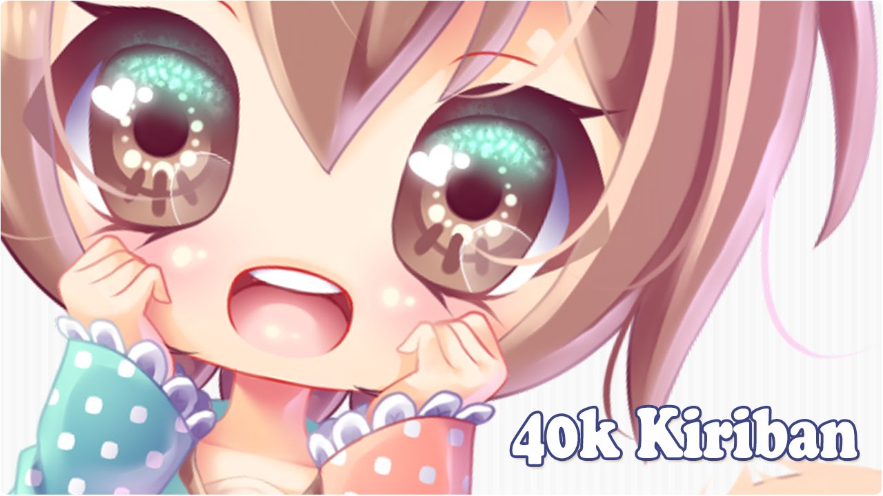 (Paint Tool SAI) 40k Kiriban chibi! [Speed Paint, HD] - YouTube