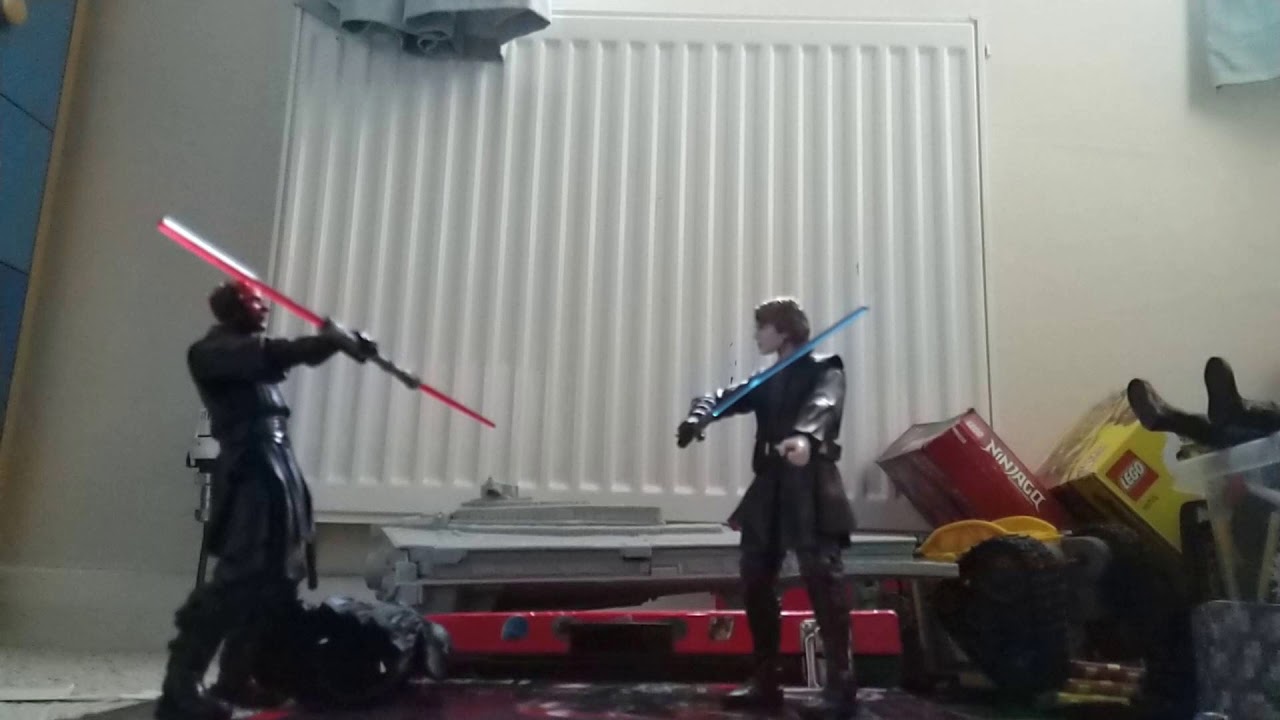 Darth maul Vs Anakin - YouTube
