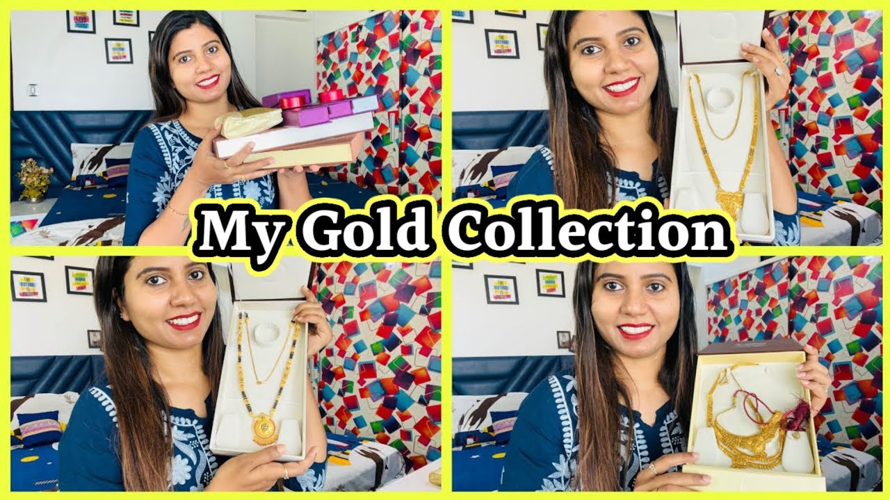🧿My Gold Collection | Gold Jewellery collection #gold #collection # ...