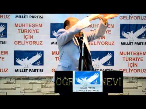Millet Partisi İstanbul il Başkanlığı İftar Programı Genel Başkan Aykut Edibali nin konuşması