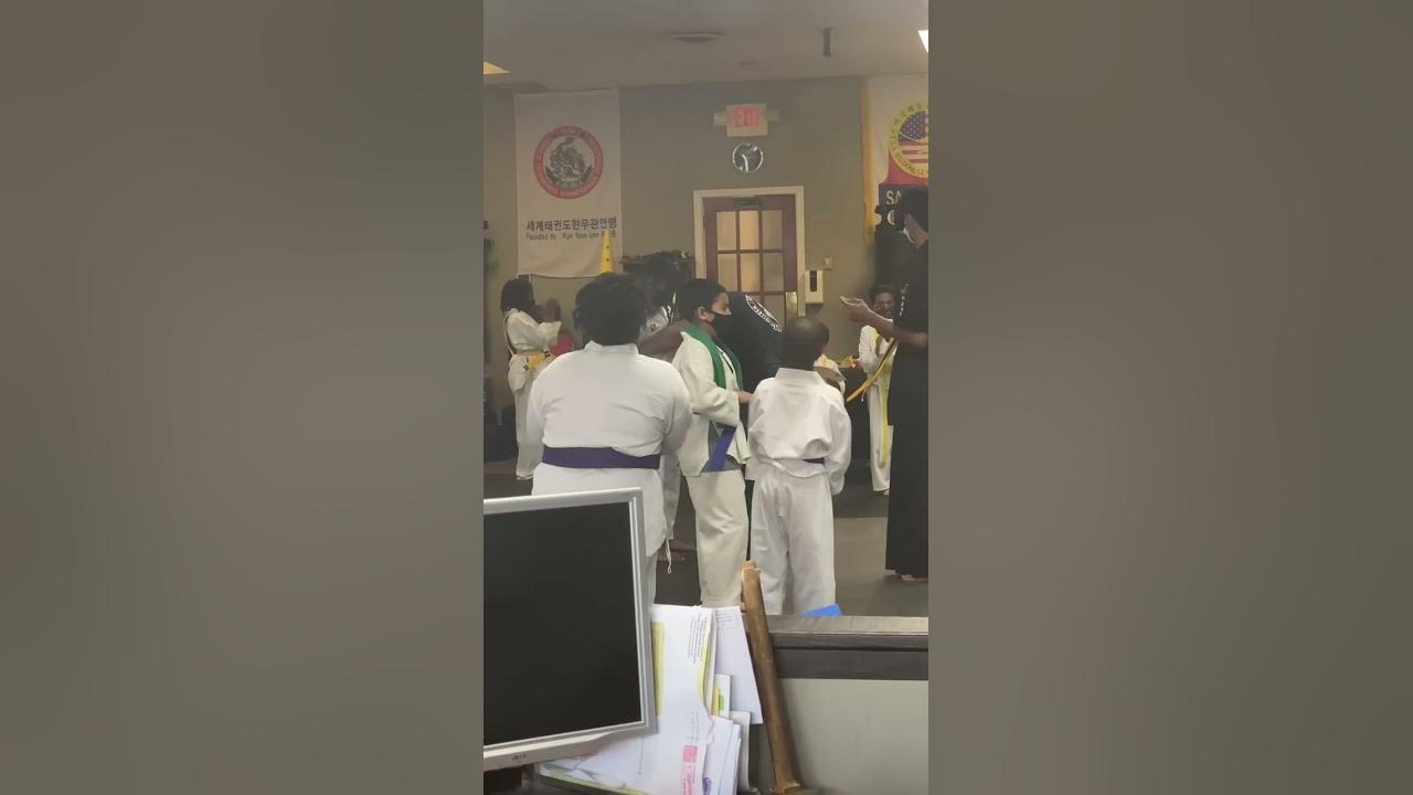 Karate purple belt ceremony - YouTube