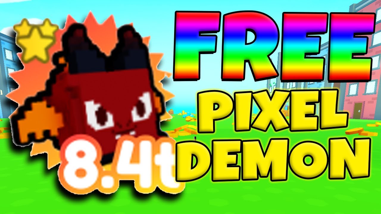 free pets pet simulator x giveaway pixel demon - YouTube