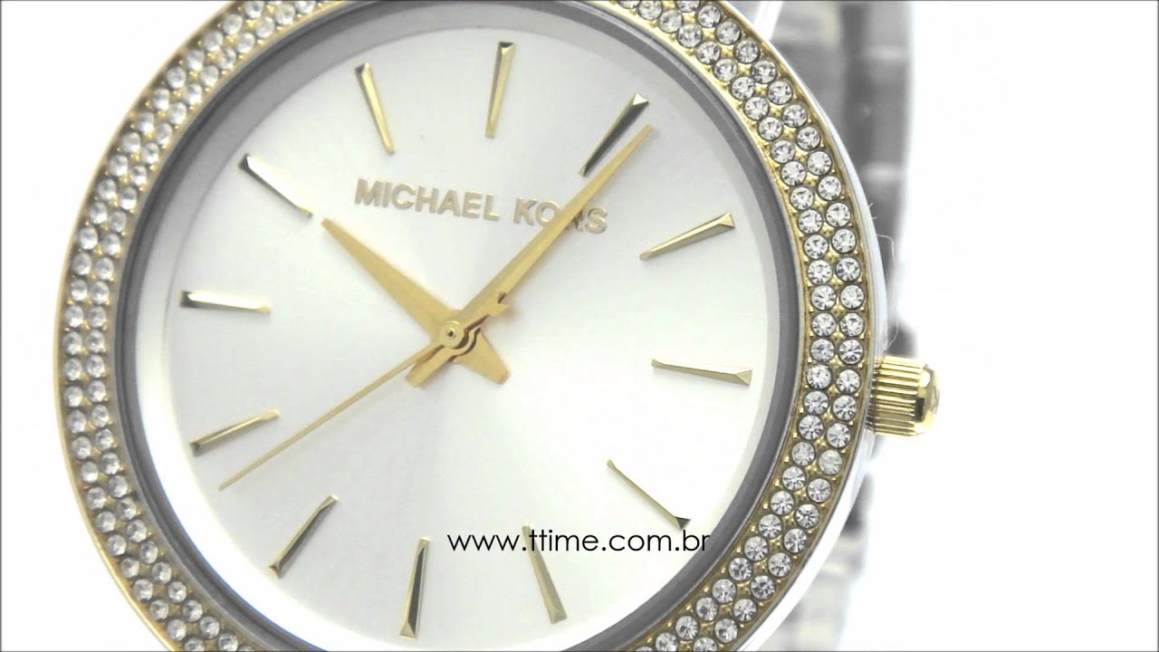 Relógio Michael Kors Darci Two-Tone MK3215/5KN - YouTube