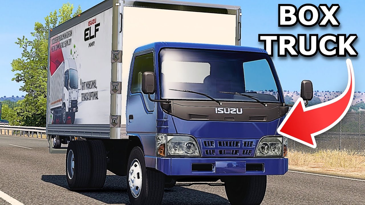 ISUZU NKR | ETS2 Box Truck Mod | Steering Wheel Gameplay - YouTube