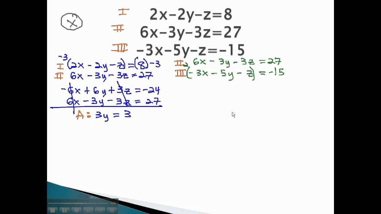 Systems Of 3 Variables Multiplying To Eliminate Part 1 YouTube systems-of-3-variables-multiplying-to-eliminate-part-1-youtube