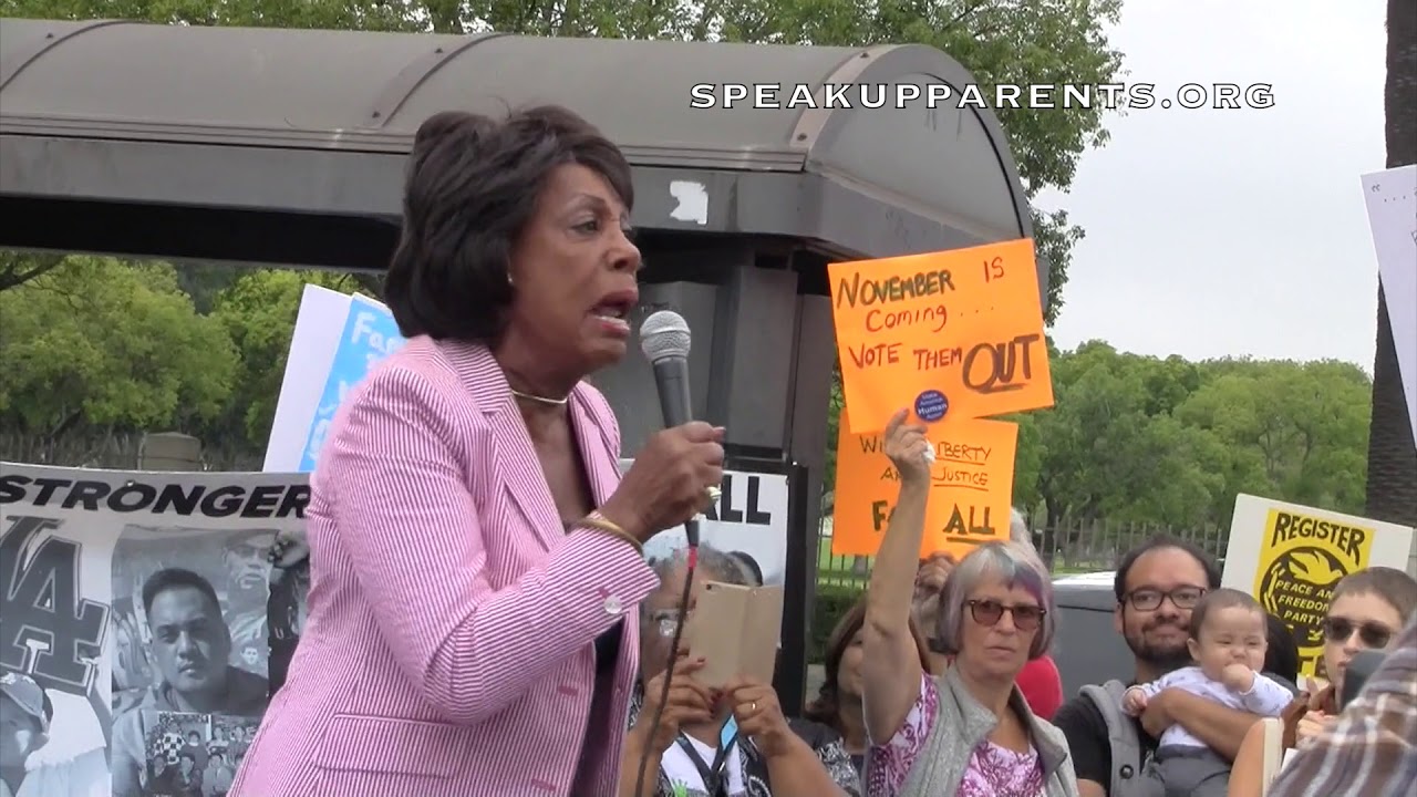Maxine Waters Speak Up LA June 23 2018 Select Clip - YouTube