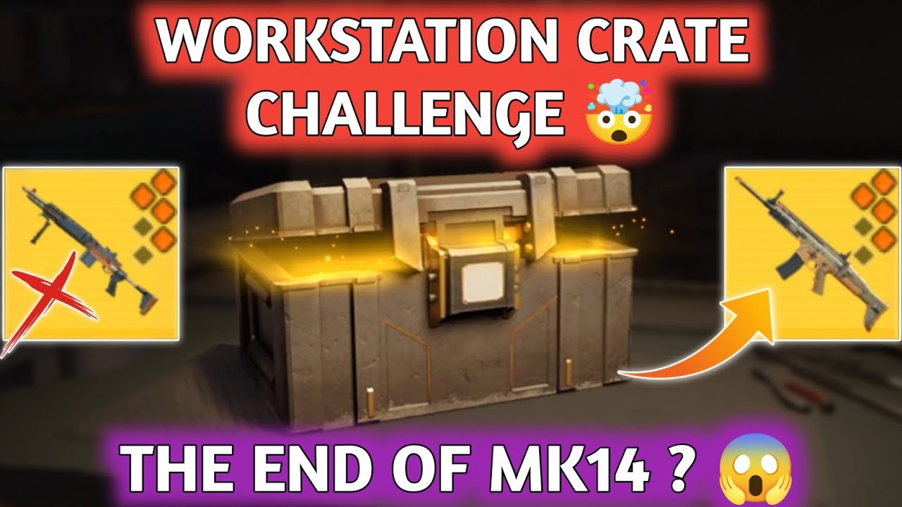 WORKSTATION CRATE CHALLENGE 🤯 | PUBG METRO ROYALE - YouTube