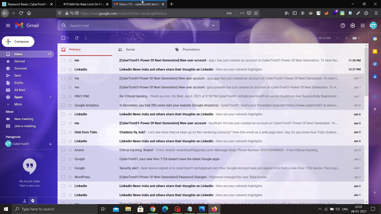 No Rate Limiting | Email Bombing Attack in Real Website - YouTube