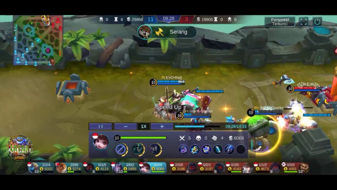 MOBILE LEGEND//RANKED MATCH EPIC //duo Mage trio Tank santai saja 😎 ...