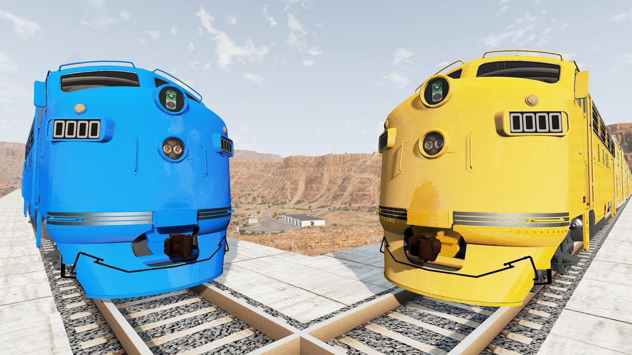 Crazy High Speed Train Crashes #31 - Beamng drive | Dancing Cars - YouTube