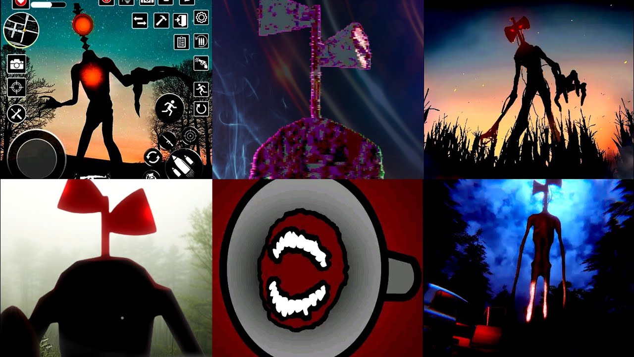 Scary Siren Head/ Siren Head Redlight/ Siren Monster Horror/ Siren Head ...