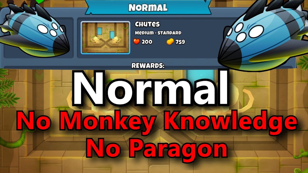 Vortex BTD6 Normal || No Monkey Knowledge || Chutes - YouTube