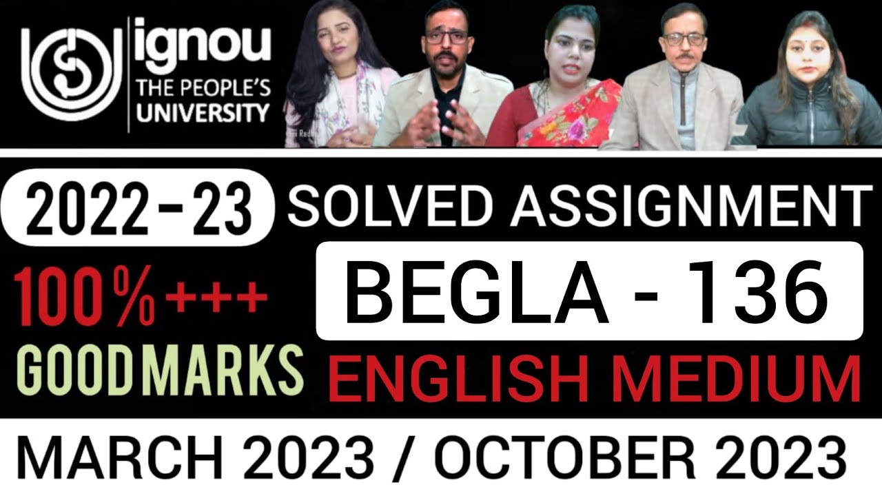 begla 136 solved assignment 2022-23 | BEGLA 136 SOLVED ASSIGNMENT 2022 ...