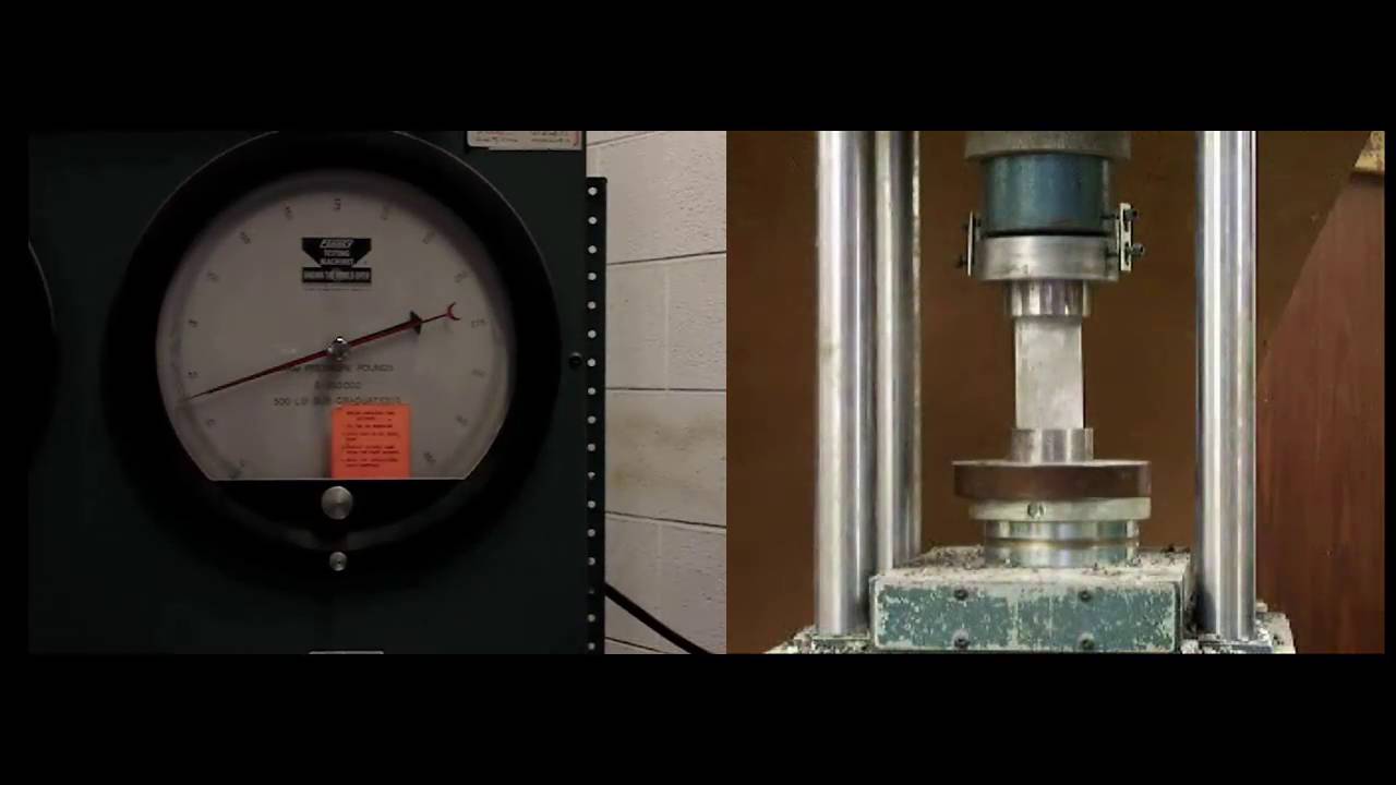 High strength cylinder break - YouTube