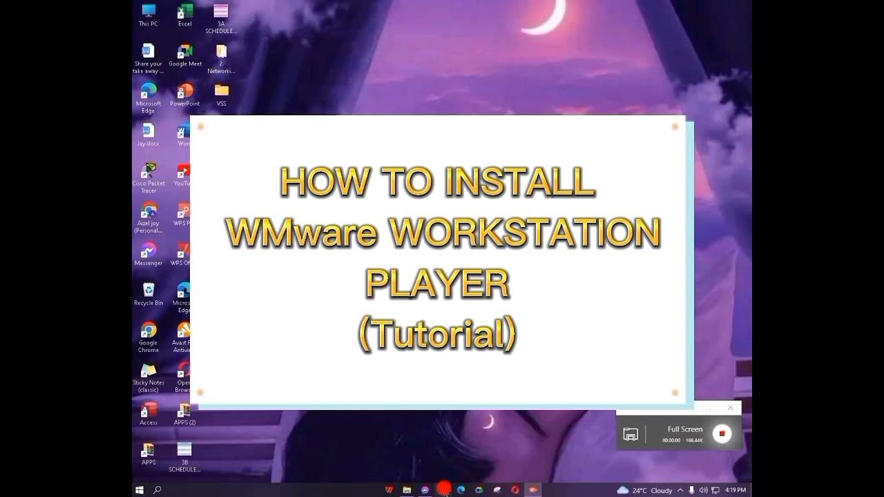 How To Install VMware Workstation Player (Tutorial Video) - YouTube
