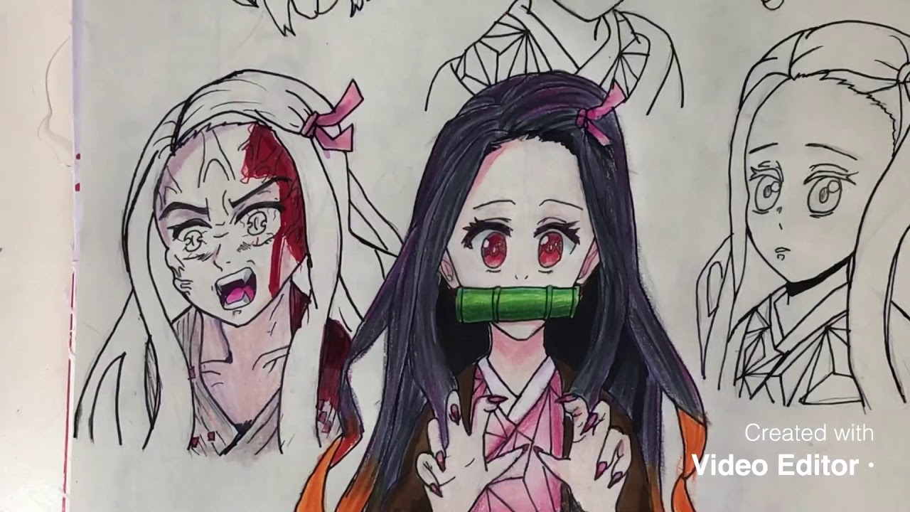 DRAWING Kamado Nezuko - YouTube
