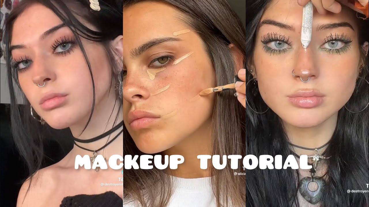 mackeup tutorial💗 - YouTube