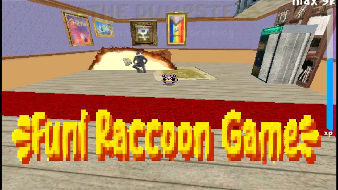 checking out funi Raccoon Game !!! - YouTube