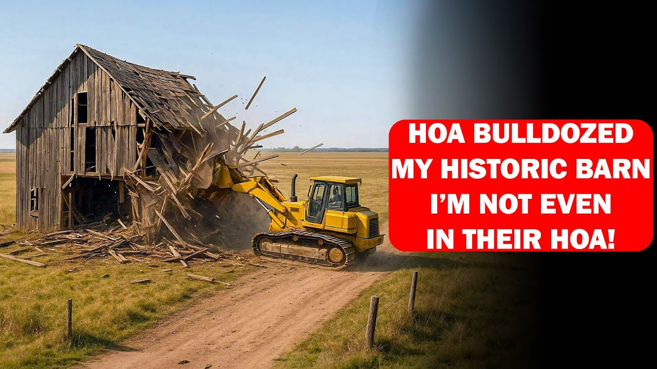 HOA Karen Bulldozed My Historic Barn — Too Bad I’m Not in the HOA, and ...