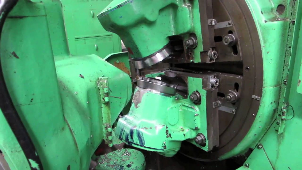 Gleason 104 Straight Bevel 'Coniflex' Gear Generator - YouTube