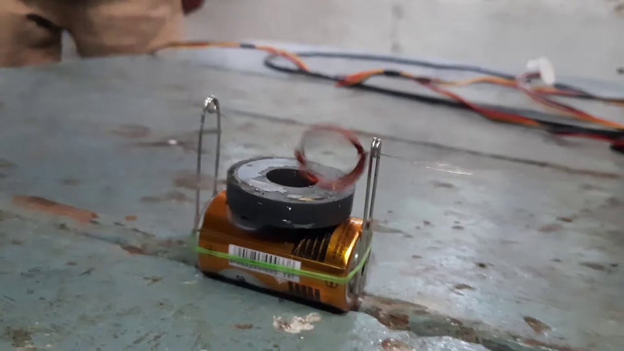 DC motor working animation - YouTube