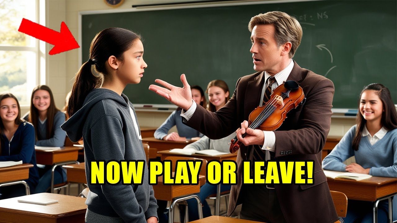Teacher Told Poor Student to Play Violin to Mock Her Unaware She's a ...