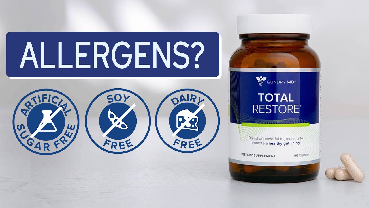 Does Total Restore have any Allergens? | Gundry MD - YouTube