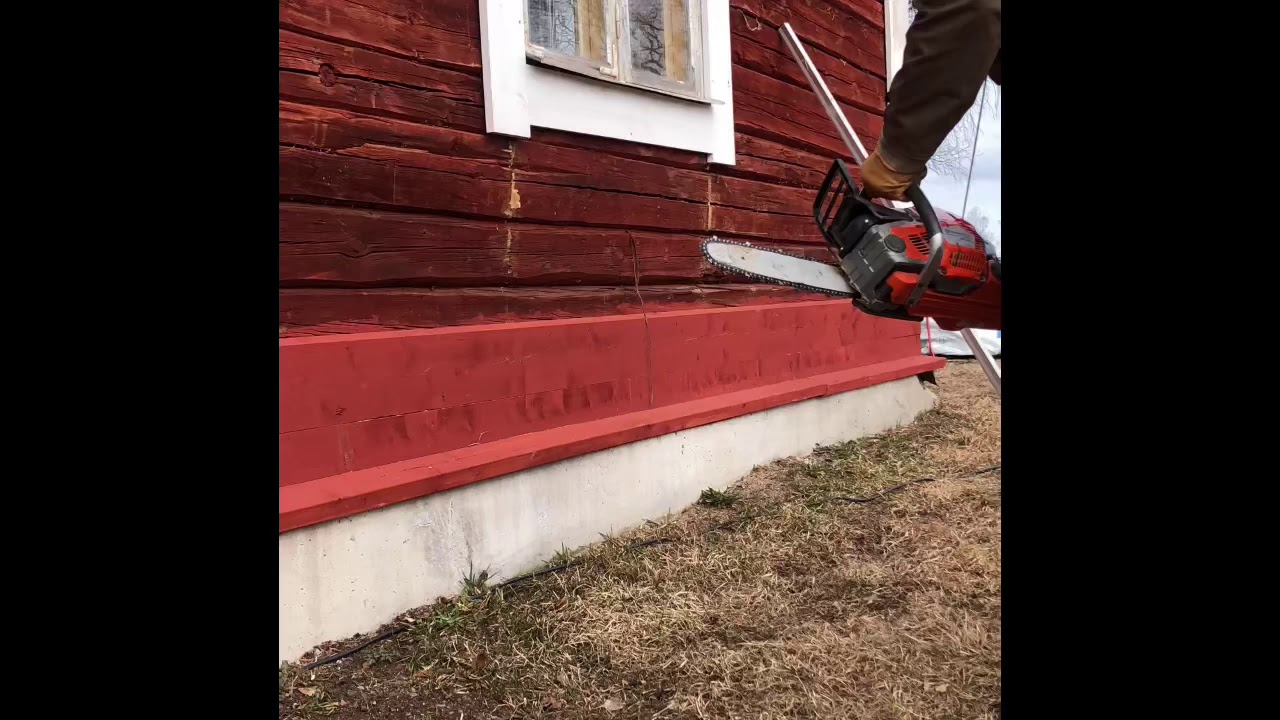 Replace rotten logs. - YouTube