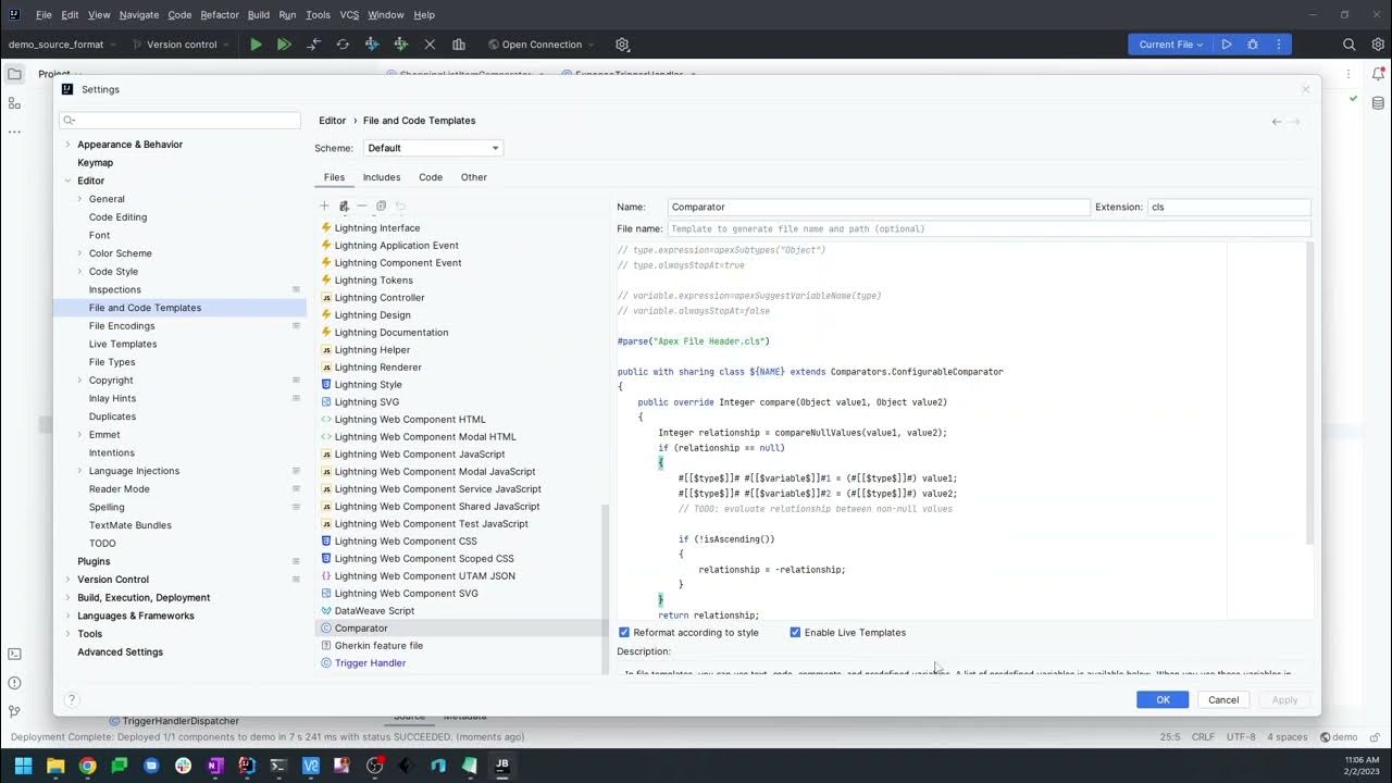 IC2 Live Template-enabled Apex File Templates - YouTube