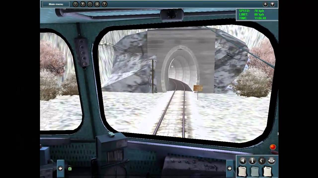 TRAINZ BG Snow travel 3 - YouTube