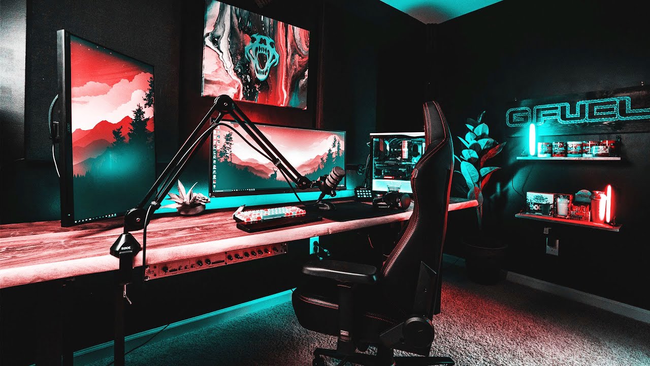 BIG Upgrade To My INSANE IKEA / Amazon Desk Setup - YouTube