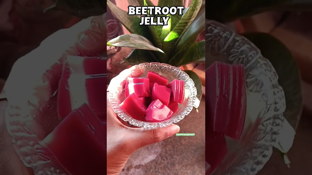 Beetroot jelly recipe | just 3 ingredients recipe #jelly #vegetables # ...